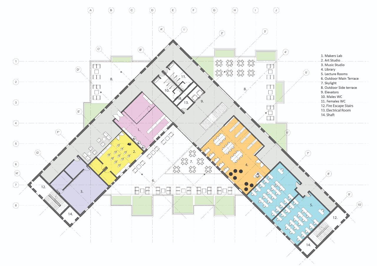 Youth Center Floor Plans